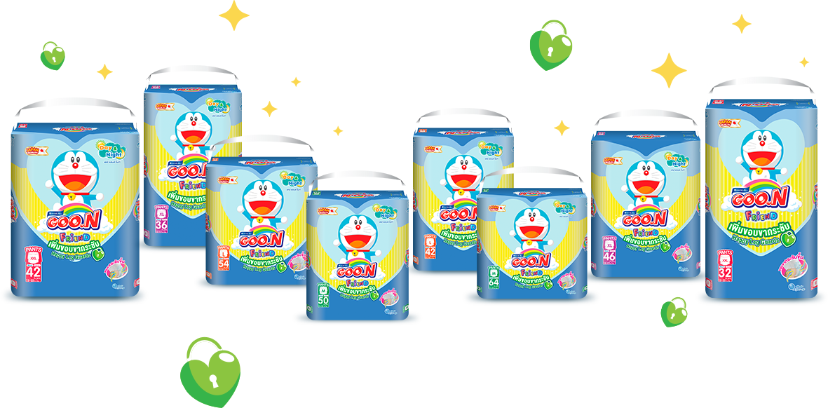 GOO.N Friend Happy Leg Guards | GOO.N The diaper produced for baby